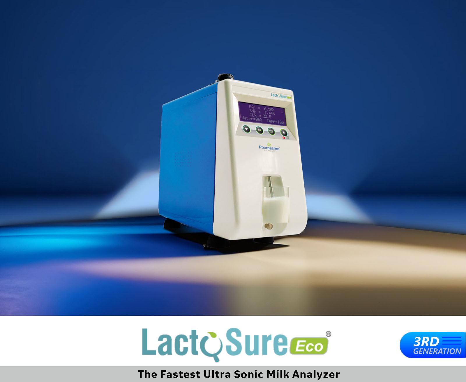 The No.1 Milk Analyzer in Dairy Industry Lactosure Eco